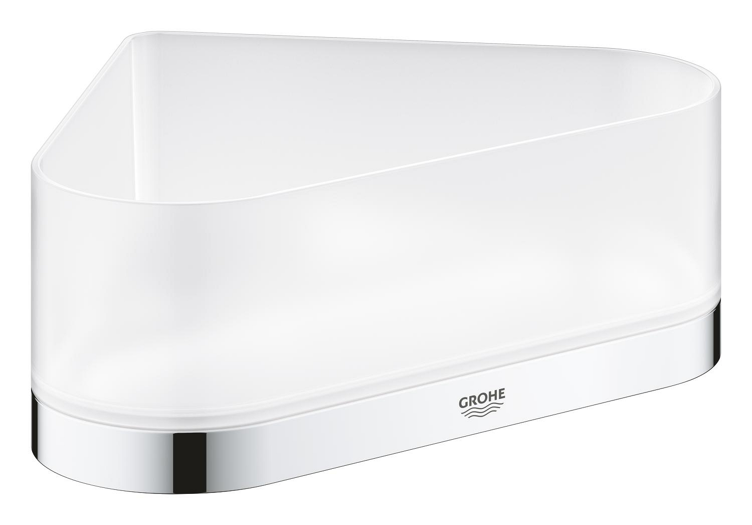 Polička rohová Grohe Selection chrom | Hyper Stavebniny.cz